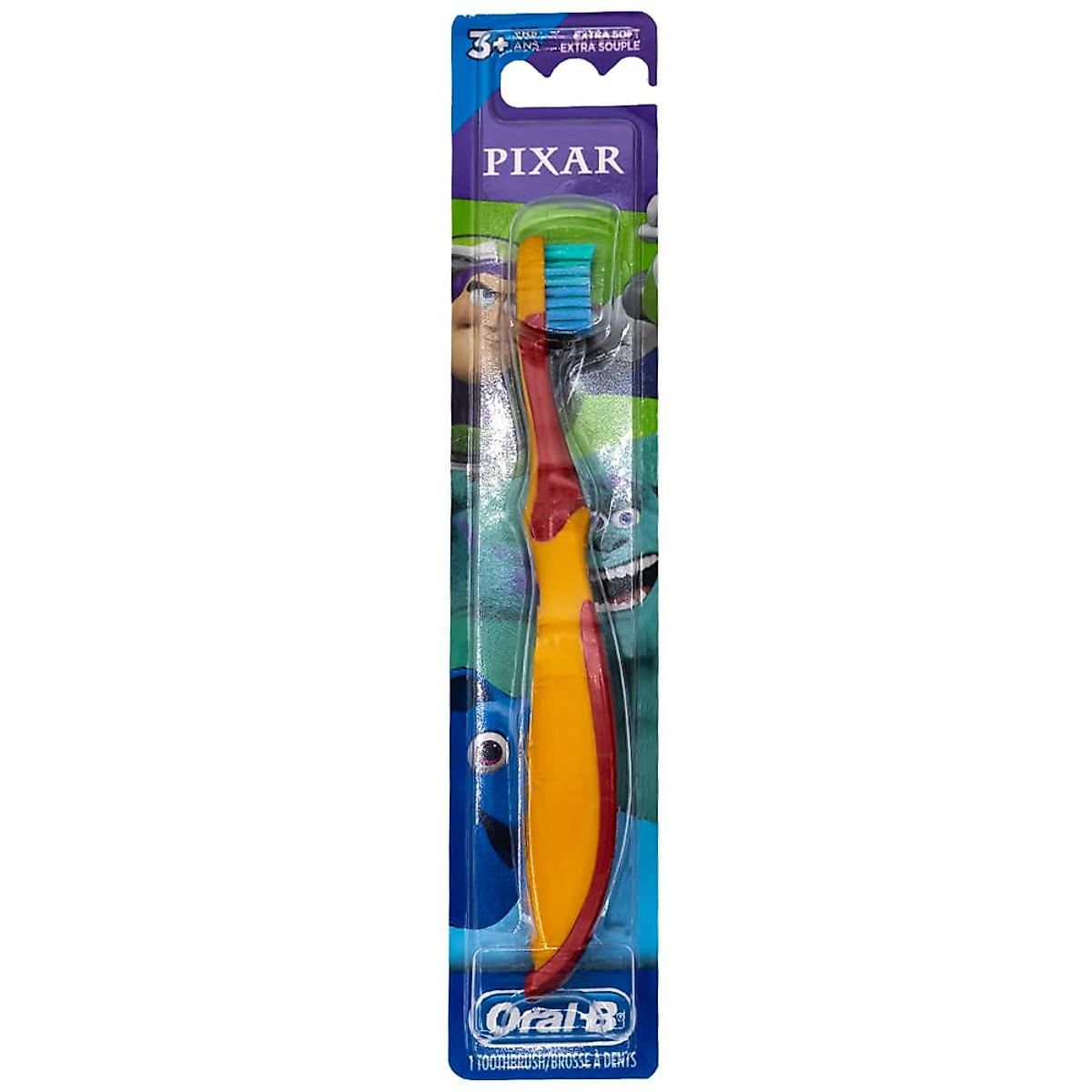Oral-B Kids Pixar Toothbrush, Children 3+, Extra Soft, Characters Incredible -1 Count