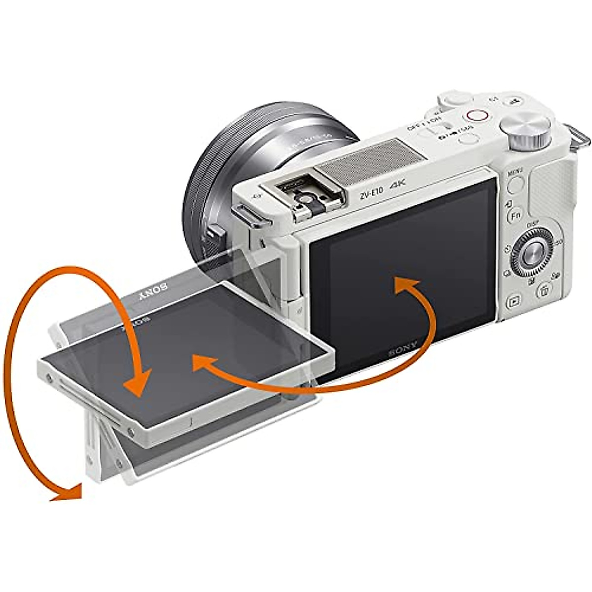 Sony Alpha ZV-E10 Mirrorless Vlog Camera & 16-50mm Lens Bundle with Handy Case, Backpack, Tripod, Wrist Strap + More