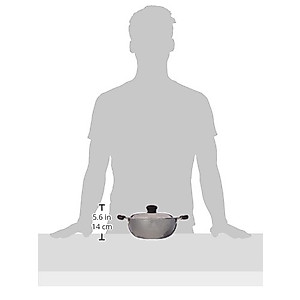 Prestige Manttra Omega Select Plus 200 Deep Fry pan, Kadai, Indian kadhai, Small, Black