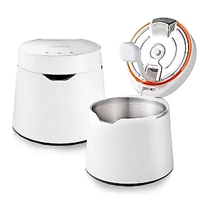 Carepod One 31S Stainless Steel Ultrasonic Cool Mist Humidifier Whisper-Quiet Easy Clean for Large Room 1gal (4liter), Only 3 Washable Parts, Auto Shut-off