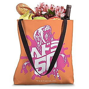 Godzilla Hedorah 50th Anniversary Japanese Logo - Orange Tote Bag