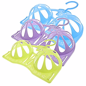 Cabilock 3pcs Underwear Hanger Sports Bra Swimsuit Sports Bra Tank Hanging Clothes Drying Rack Underwear Bra Rack Clothes Hanging Rack Bra Space Saving Hangers Plastic Bra Drying Rack Pp