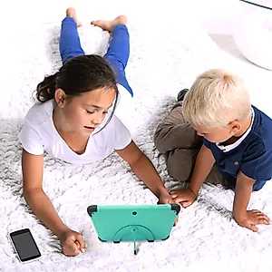 CWOWDEFU Kids Tablet 7 Inch Android 11.0 Tablet Kids Learning Tablet 32 GB ROM for Home School Children Infant Toddlers Kid-Proof Case (Green)