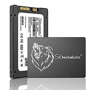 Somnambulist 2.5 inch SATA 3 60GB 960GB 2TB SATA3 SSD Laptop Internal Hard Drive (Black Bear-60GB)