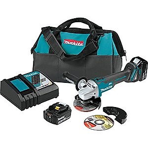 Makita XAG04T 18V LXT BL 4-1/2"/ 5" Cut-Off/Angle Grinder Kit