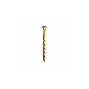 GRK, Size, Gold 772691001733 Fasteners R4 No. 12, No. 14 x 5-5/8 in. L Star Countersk Head Coated Steel Multi-Purpose Screws