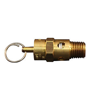 Milton S-1090-150 1/4" MNPT ASME Safety Valve - 150 PSI Pop off Pressure