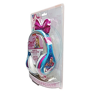 eKids JoJo Siwa Headphones for Kids, Volume Limited Headphones with Parental Controls, Childrens Headphones for School, Home, Travel, Designed for Fans of JoJo Siwa Gifts for Girls