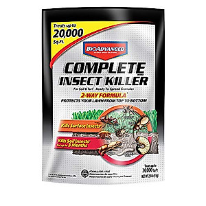 BioAdvanced 700289G Complete Insect Killer for Soil and Turf Pest Control, 20 Pound, Ready to Spread Granules