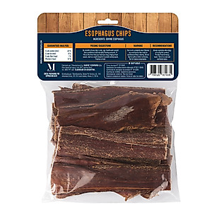 Mon Ami Beef Esophagus Dog Treats (6 inch, 40 Count) –Gullet Treats for Dogs Made from Grass Fed Beef with Glucosamine & Chondroitin – Natural Dog Treats, Grain Free & High Protein Dog Chews