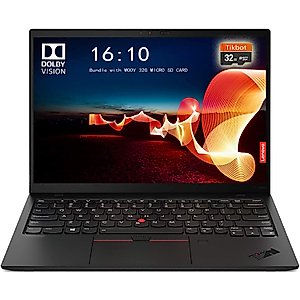 Lenovo ThinkPad X1 Nano Laptop, 13.0" 2K (2160x1350) 16:10 IPS 450nits, Intel Evo i5-1130G7, Webcam, Backlit KB, Wi-Fi 6, Thunderbolt 4, Iris Xe, Windows 10 Pro (16GB RAM | 512GB PCIe SSD)