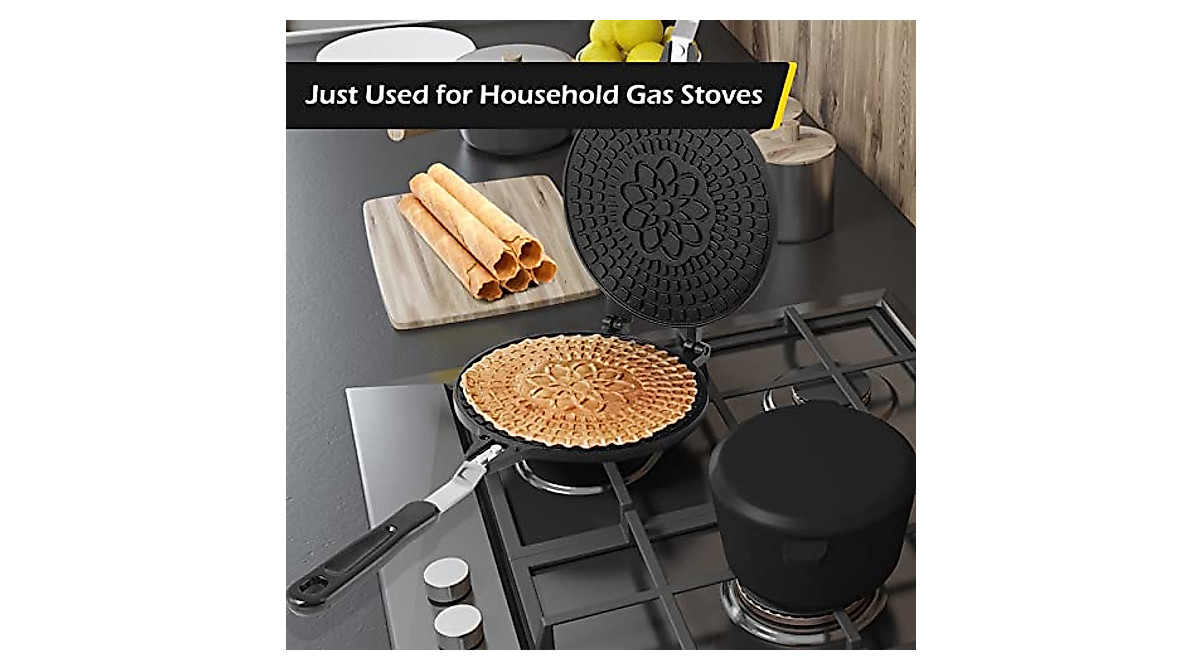 Dyna-Living Waffle Cone Maker Non-Stick Ice Cream Cone Maker