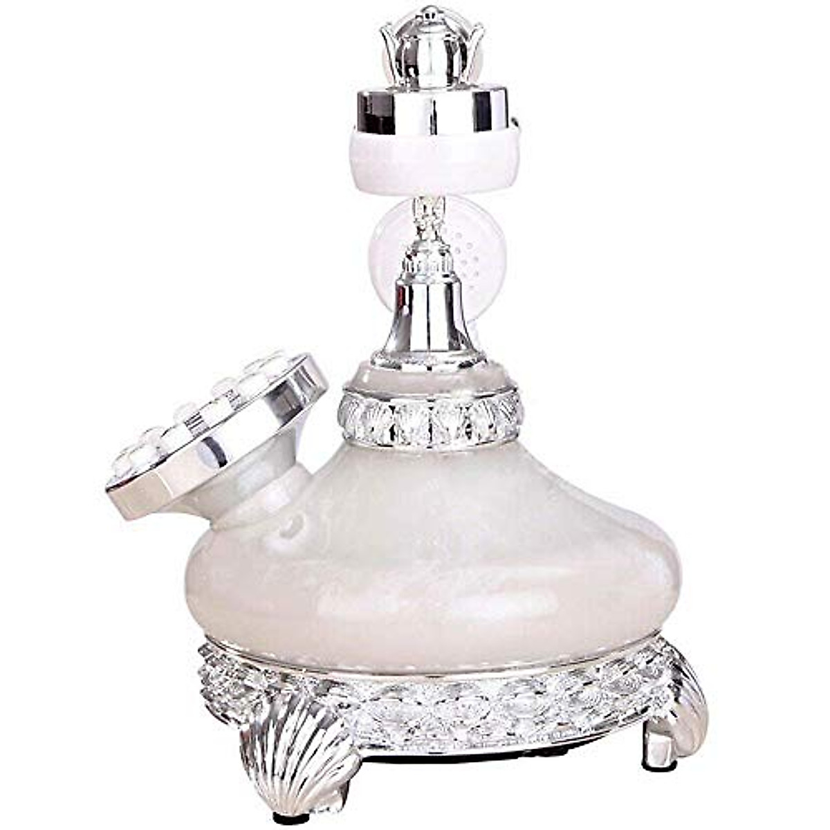 Telephone Retro Button Dialing Machine Home Office Business Fixed Telephone Household Crafts Ornaments 252227mm (B)