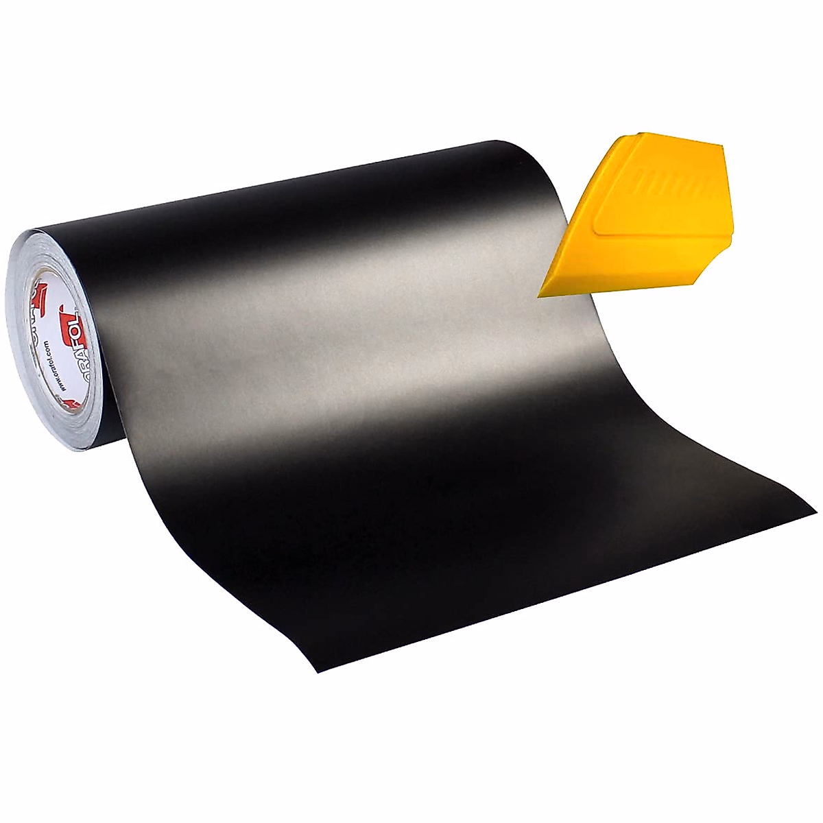 Roll of Matte Black Oracal 631 Removable Vinyl Works w/All Vinyl Cutters (12" x 25ft w/Detailer)