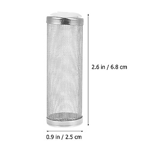 POPETPOP 2pcs Filter Fish Tank Water Inlet Basket Mesh Water Inlet Mesh Cover Aquarium Strainer Mesh Case Strainer Mesh Cover Stainless Strainer Sponge White 304 Network Water Inlet Cover