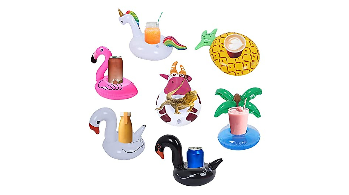 Inflatable Drink Holder 20 Pack Inflatable Drink Floats Cup Holders ...