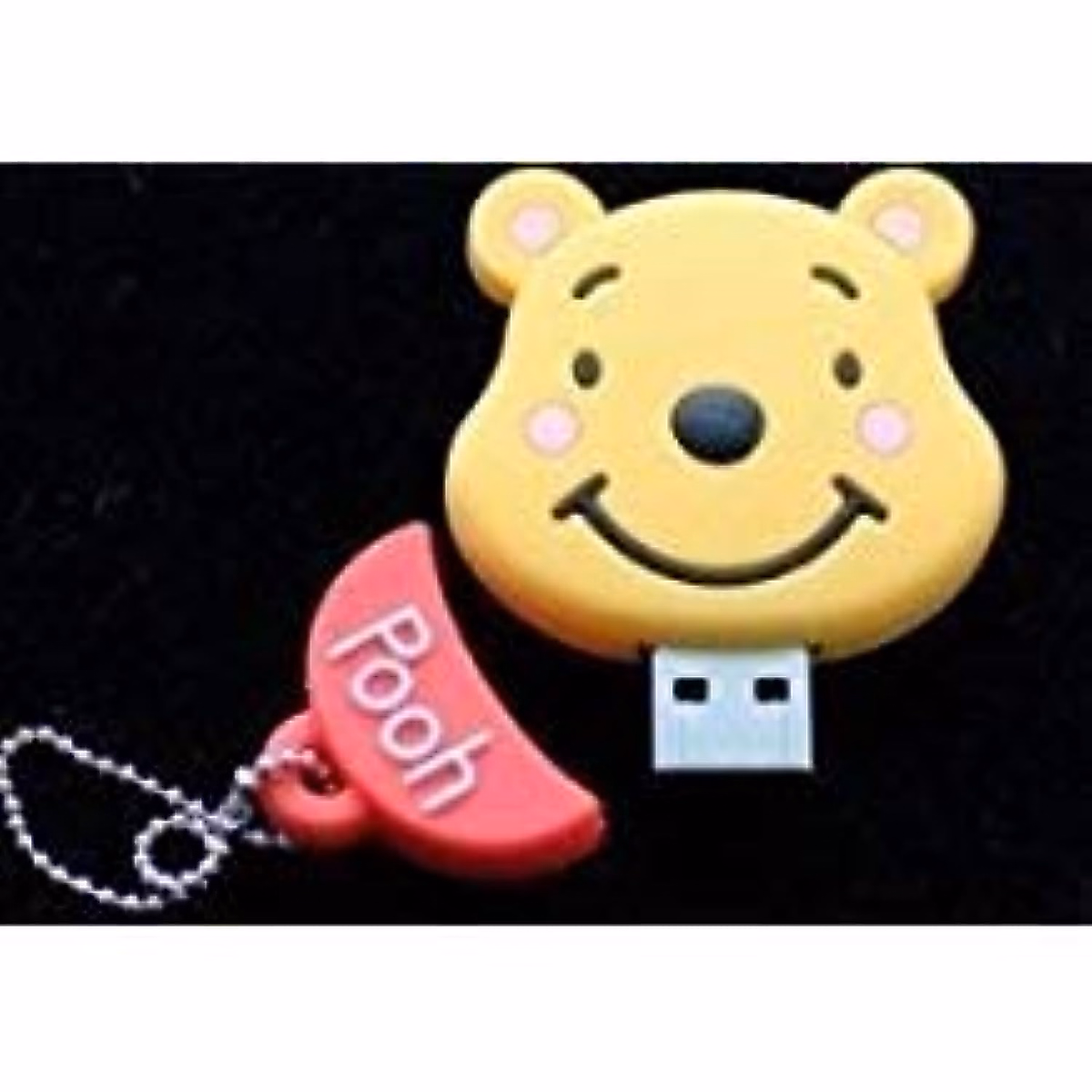 16GB Winnie The Pooh Shaped Cute Cartoon USB Flash Drives, Data Storage Device, USB Memory Stick Pen, Thumb Drive