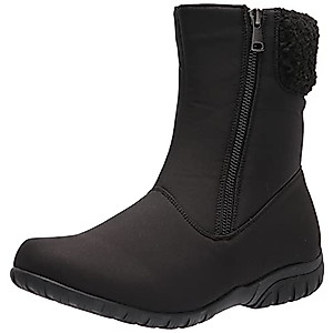 Propét Women's Dani Mid Snow Boot, Black, 10