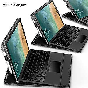 INFILAND Microsoft Surface Pro 7+/ Surface Pro 7 Plus Case Cover Compatible with Microsoft Surface Pro 7+/ Surface Pro 7/ Surface Pro 6/ Surface Pro 5/ Surface Pro 4 12.3 inch Tablets, Gray