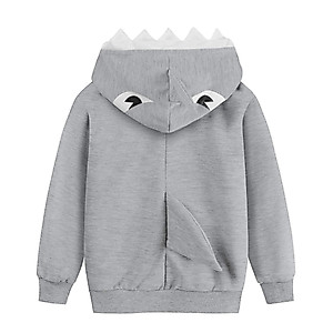 Little Hand Toddler Boys Sweatshirts shark Cartoon Winter Long Sleeve Kids Sport Outdoor Pullover Tops Tees Toddler 6t 7t