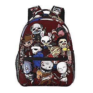 Ycivpoh Dead by Daylight Backpack Versatile and Durable Double-Shoulder Backpack for Outdoor Activities16 inch
