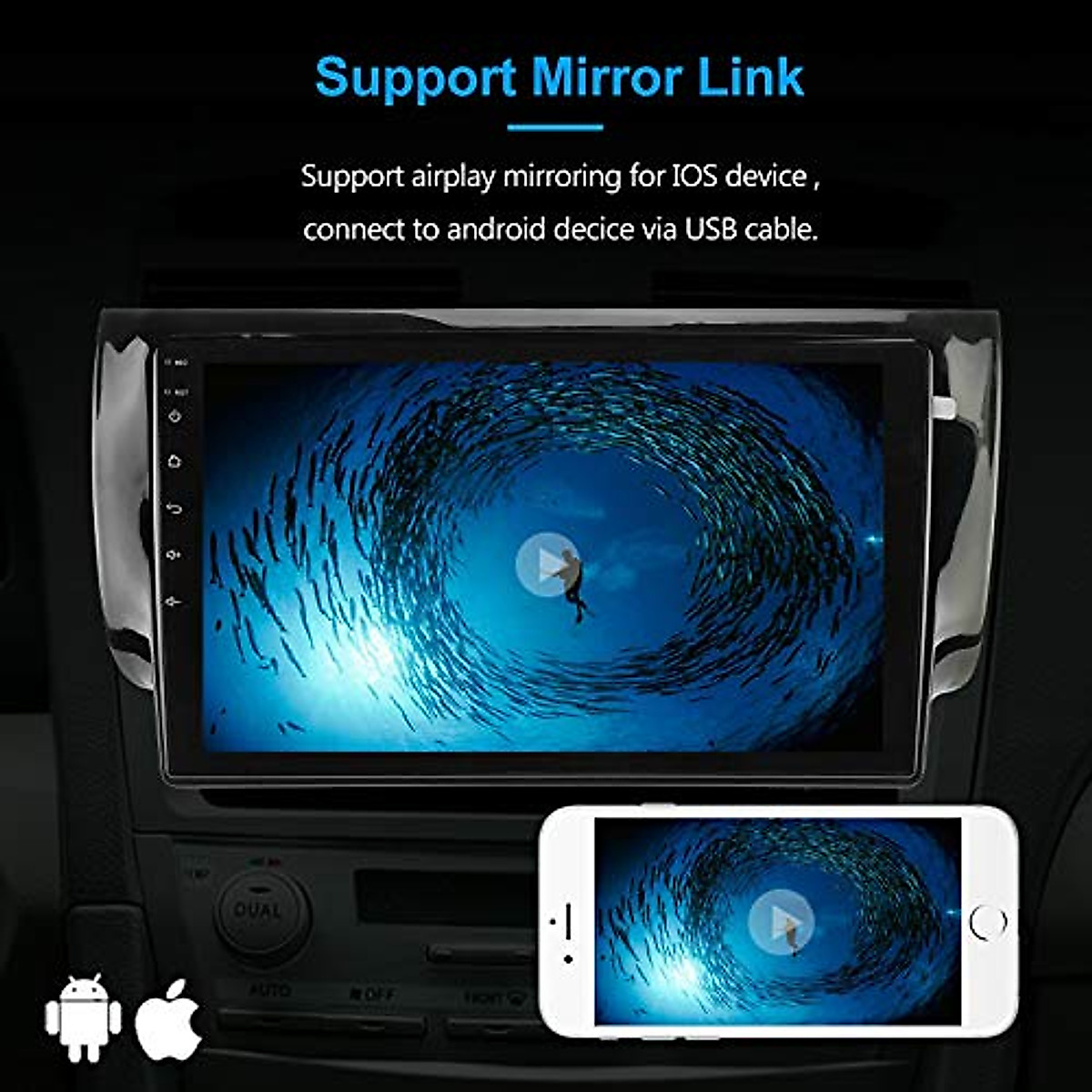 LEXXSON Android 8.1 Car Radio Stereo 10.1 inch Capacitive Touch Screen High Definition GPS Navigation Bluetooth USB Player 1G DDR3 + 16G NAND Memory Flash for Nissan Sentra 2013 2014 2015 2016 2017