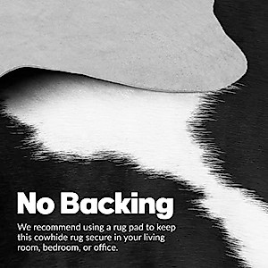 Natural Brazilian Cowhide Area Rugs for Living Room and Bedroom | Handmade 100% Cow Rug with Low Pile | Shed-Resistant Home and Office Rug, African Zebra, 6 ft x 7 ft