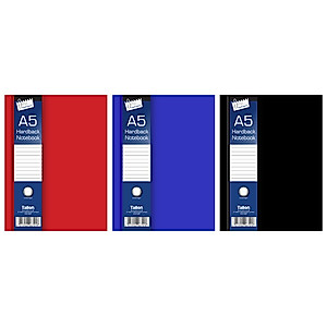 Just Stationery A5 Ruled Hardback Book