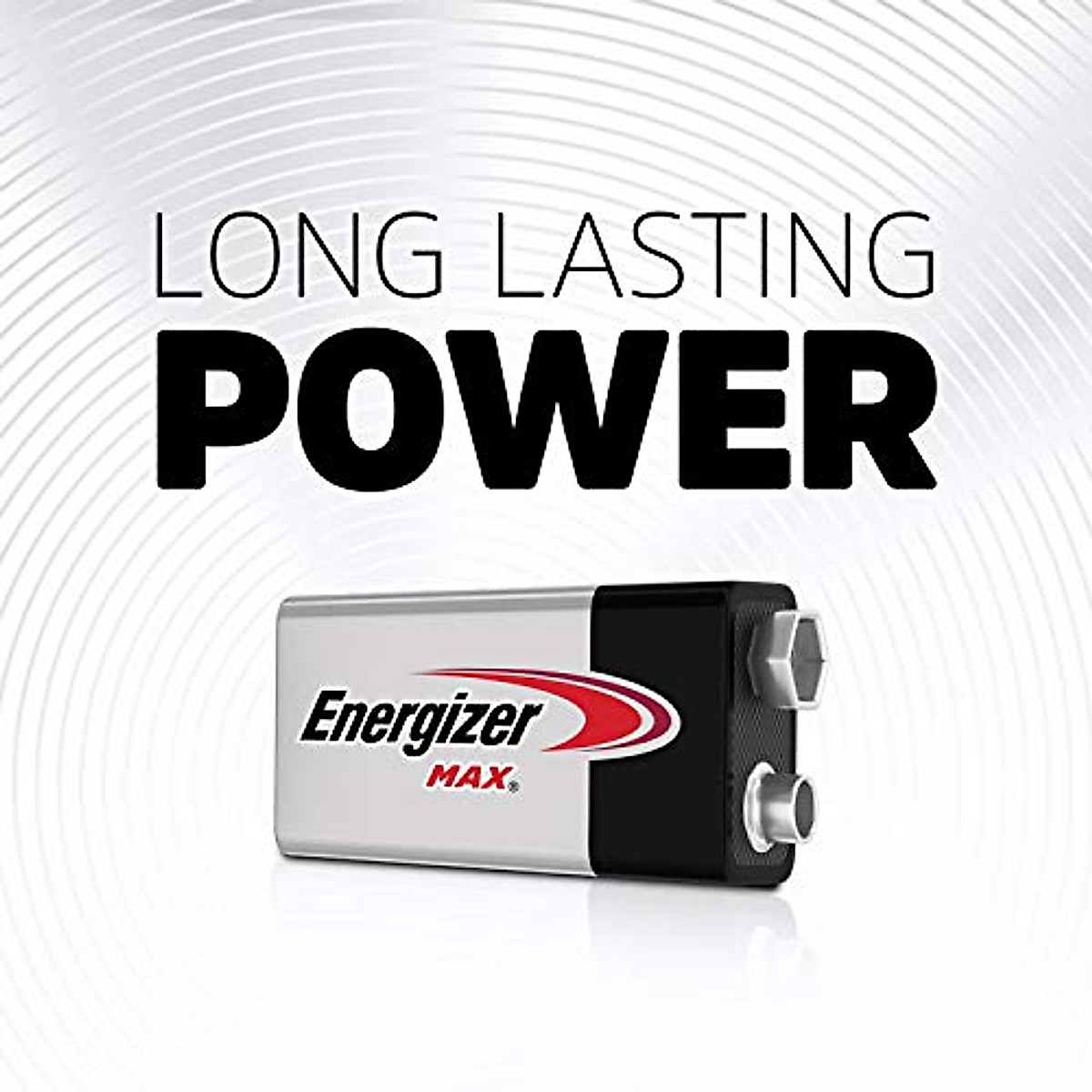 Energizer MAX 9V Batteries (2 Pack), 9 Volt Alkaline Batteries - Packaging May Vary