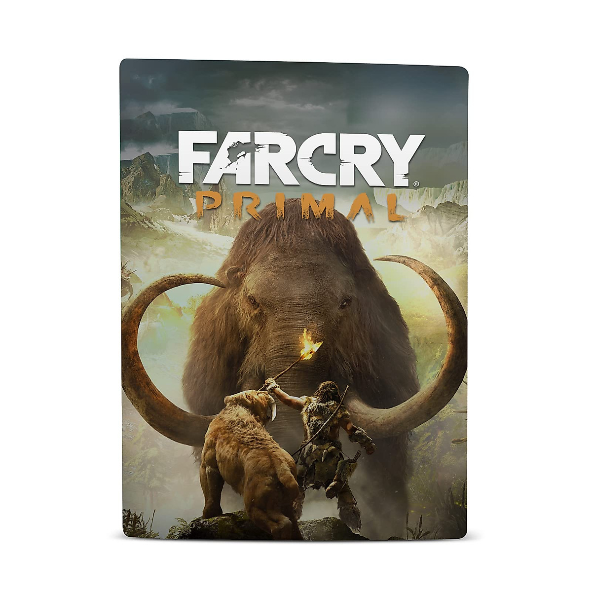 Head Case Designs Officially Licensed Far Cry Pack Shot Primal Key Art Vinyl Faceplate Sticker Gaming Skin Decal Compatible With Sony PlayStation 5 PS5 Digital Edition Console and DualSense Controller