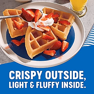 Krusteaz Light & Crispy Belgian Waffle Mix No Artificial Flavors, Colors, or Preservatives 28 Ounce (Pack of 2)