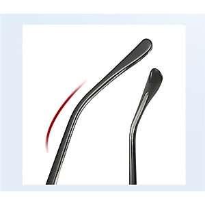 PARWANA Anti Eye Strain HD Reading Glasses Large Eyewear Computer Readers Blue Light Blocking Flat Light Mirror (Color : C3, Size : +250)