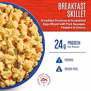 Mountain House Breakfast Skillet Pro-Pak | Freeze Dried Backpacking & Camping Food | One Serving | Gluten-Free