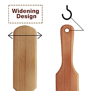 Mutochy Crepe Spreader and Spatula Kit,Professional Crepe Pan Maker Tools,Soft and Flexible to Fit Any Crepe Pan Maker,Crepes Spreader Set,Crepe Spatula Set,Crêpe Spatula,Wood Crepe Utensils (12“)