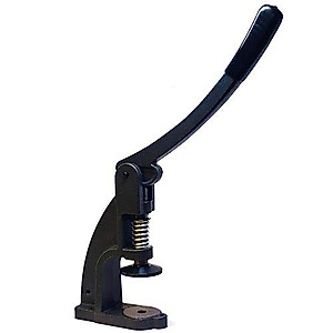 C.S. Osborne Upholstery Button Machine | Long Lasting & Durable Button Maker | Made of Heavy Cast Iron Material and Soft Grips | Fabric Covered Button Maker for Furniture, Cars and Auto Upholstery