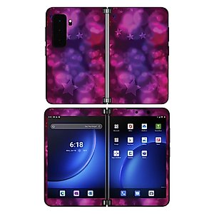 MightySkins Skin Compatible with Microsoft Surface Duo 2 - Star Power | Protective, Durable, and Unique Vinyl Decal wrap Cover | Easy to Apply, Remove, and Change Styles | Made in The USA