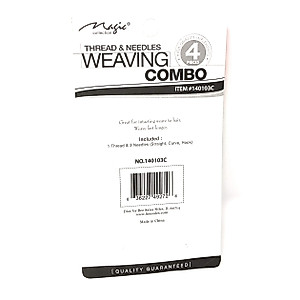 Weaving Combo, Needles and Thread Set, Black