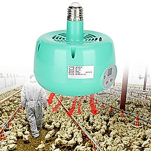 Poultry Heat Lamp, Pet Heat Lamp E27 Bulb Cultivation Heating Lamp Keep Warming Light for Brooder Piglets Heater Chicken Ducks Livestock Pet Coop 220V