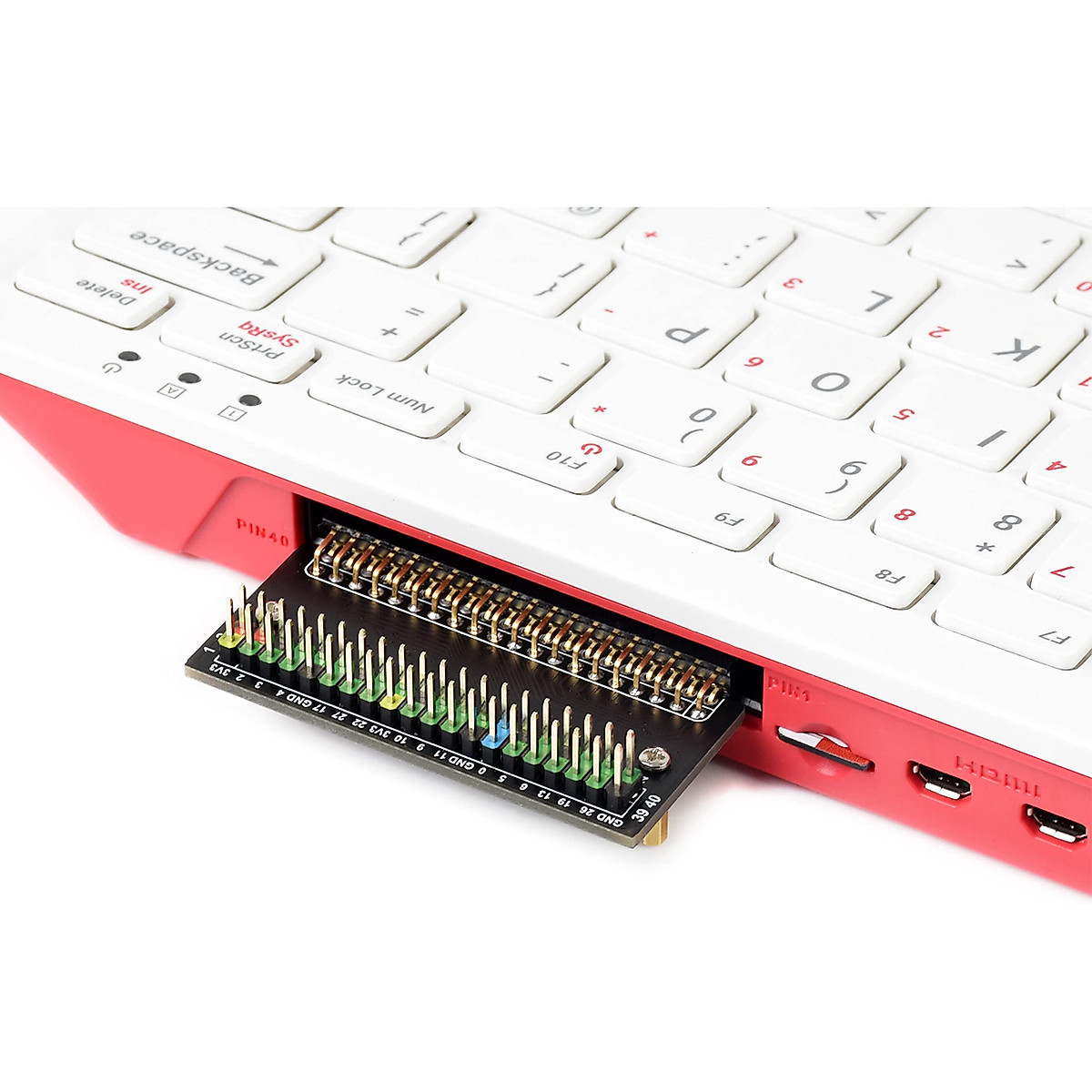 Bicool GPIO Header Adapter for Raspberry Pi 400 Keyboard Computer,Header Expansion,Color-Coded Header,Easy Expansion