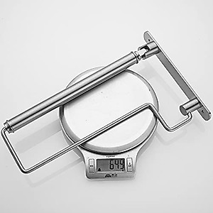 SHUNLI Drying Racks Folding Clothes Hanger Wall Mounted with 180°Swing Arm,Laundry Clothing Hanging Holder System Organizer Space Saver,Brushed Nickel