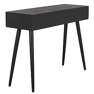 Safavieh Home Albus Mid-Century Modern Black 3-drawer Console Table