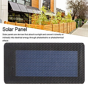 Mini USB Solar Panel,2V/0.3W Solar Panel,Waterproof Mini Solar Cells for DIY,Amorphous Silicon Solar Panel Thin Film Flexible Solar Panel Small Solar Cell, Solar Panel Mini USB Solar Panel Waterp