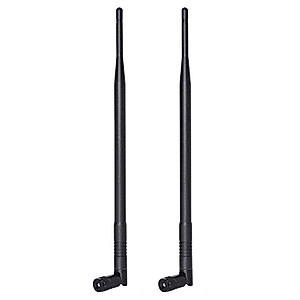 Bingfu RP-SMA Cellular 4G LTE Trail Camera Antenna 7dBi (2-Pack) Compatible with 4G LTE Cellular Trail Camera Game Camera Wildlife Hunting Camera Outdoor Mobile Security Camera