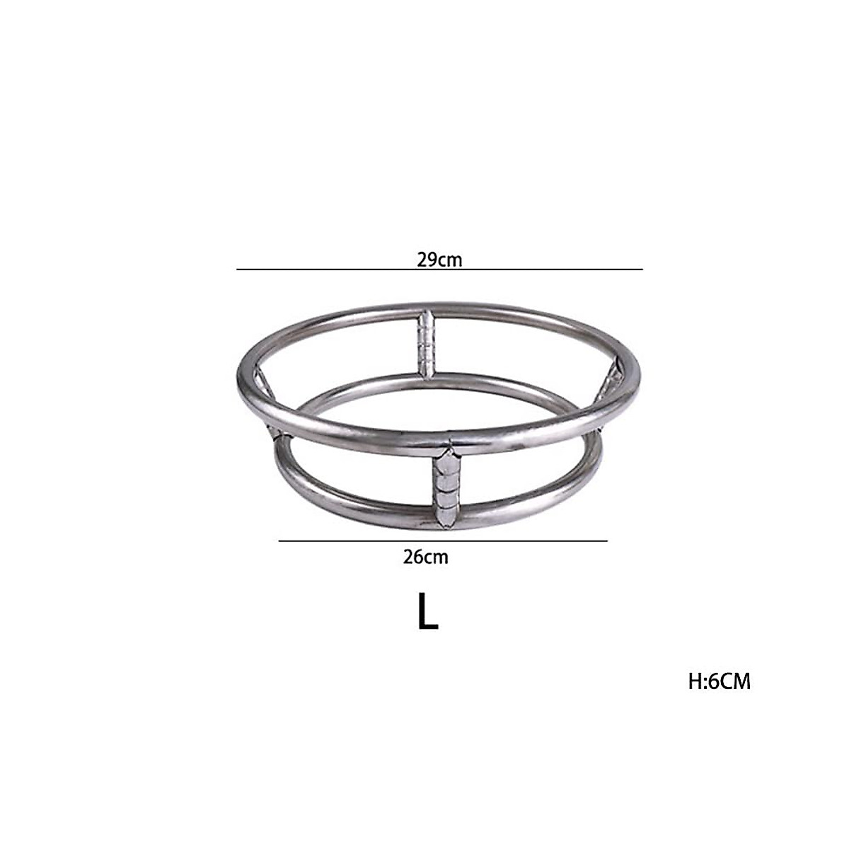 Leadigol Wok Ring,Stainless Steel Wok Rack,Wok Ring for Gas Stove Rack,Reversible Size Wok Support Ring Pot Mats Wok accessories