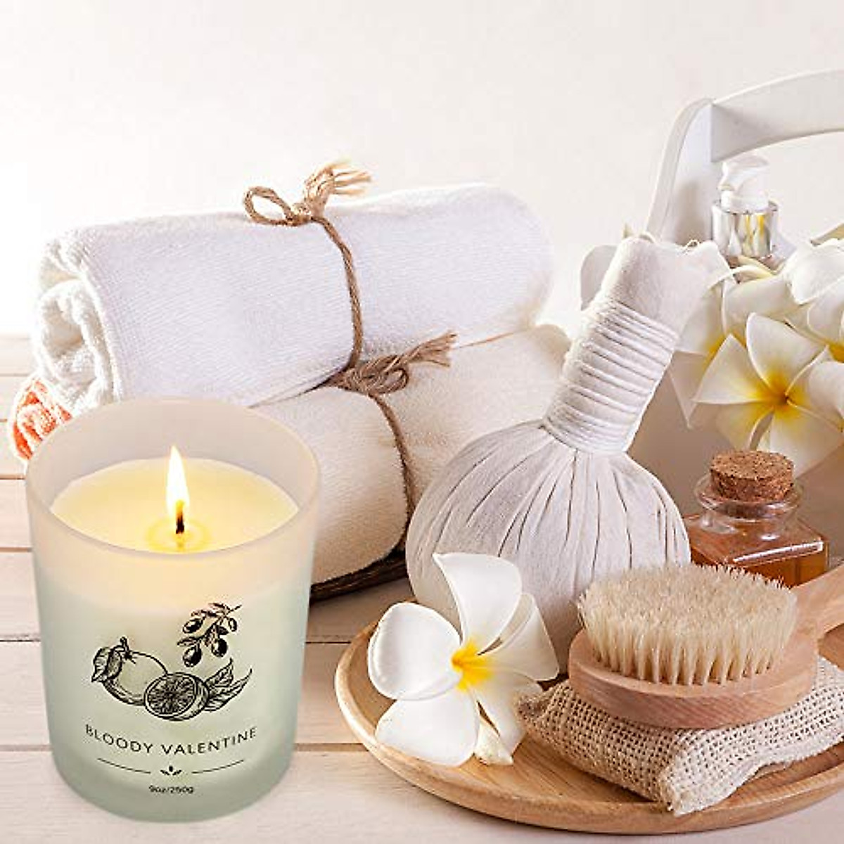 4 Pack Candles for Home Scented, Aromatherapy Candles Gifts Set for Women, Soy Wax 200 Hour Long Lasting Jar Candles Gift for Birthday Mom Christmas Thanksgiving Day Present