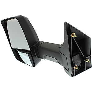 Kool Vue Mirror Driver Side Compatible with 2003-2014 Chevrolet Express 1500, 2003-2020 Express 2500, 2003-2020 Express 3500, Fits 2003-2014 GMC Savana 1500 Manual Glass - GM1320529