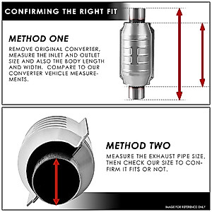 DNA MOTORING Factory Style Bolt-on Catalytic Converter Compatible with 05-07 Sequoia 4.7L, Right,EPA Compliant,OEM-CONV-076