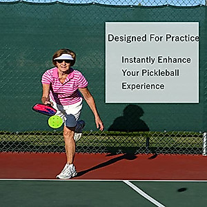 jehezkel 12 Pack Pickleball Balls, 40 Holes Pickleballs for Outdoor or Indoor, Pickle Ball Set, Durable, Hard Bounce, High Elasticity, USAPA Standard