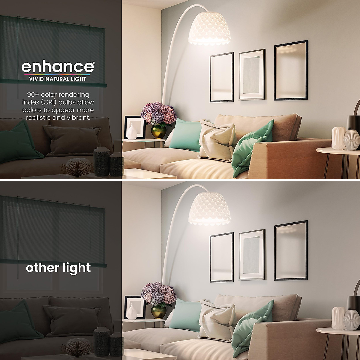 Feit Electric A15 LED Light Bulb, 60W Equivalent, Dimmable, E17 Intermediate Base, CRI 90, 750 Lumens, 2700K Soft White, Ceiling Fan Light Bulb, 15,000-Hour Lifetime, BPA1560N/927CA/2/6, 12 Pack