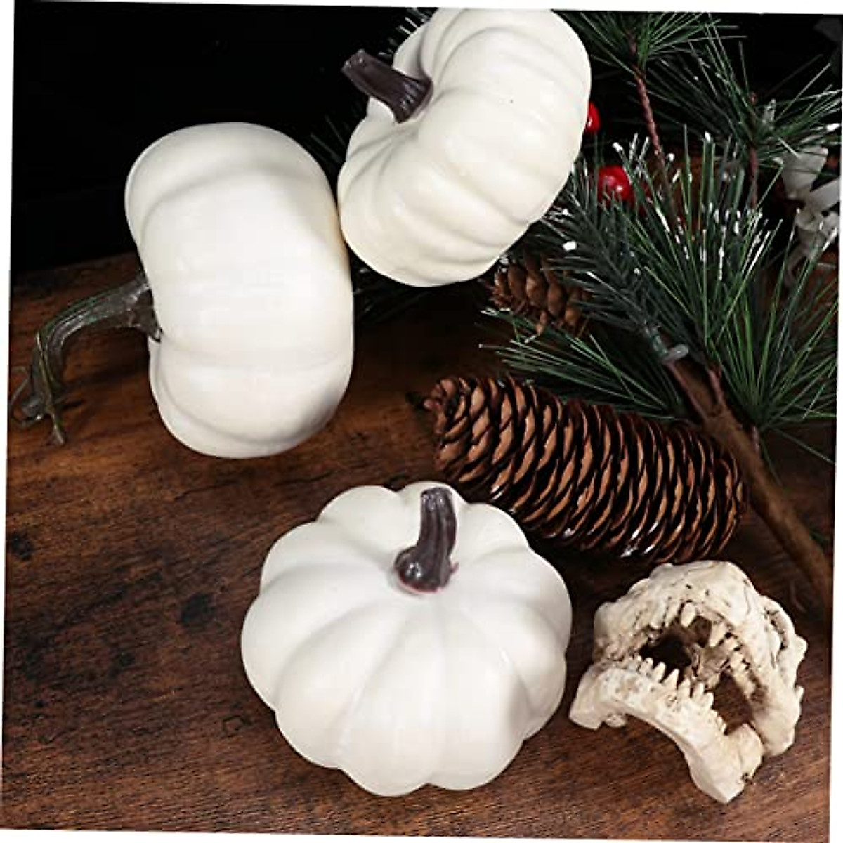 Garneck 6pcs Home Decor Pumpkin Household Props